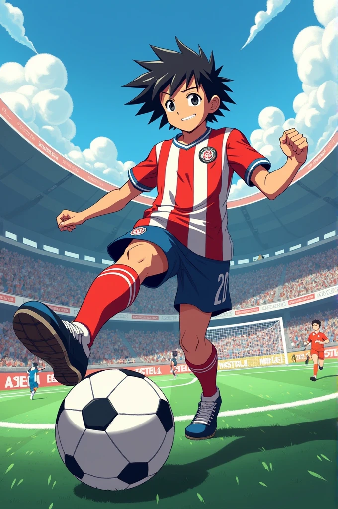 I want to play a game in the form of anime football and play it without ...