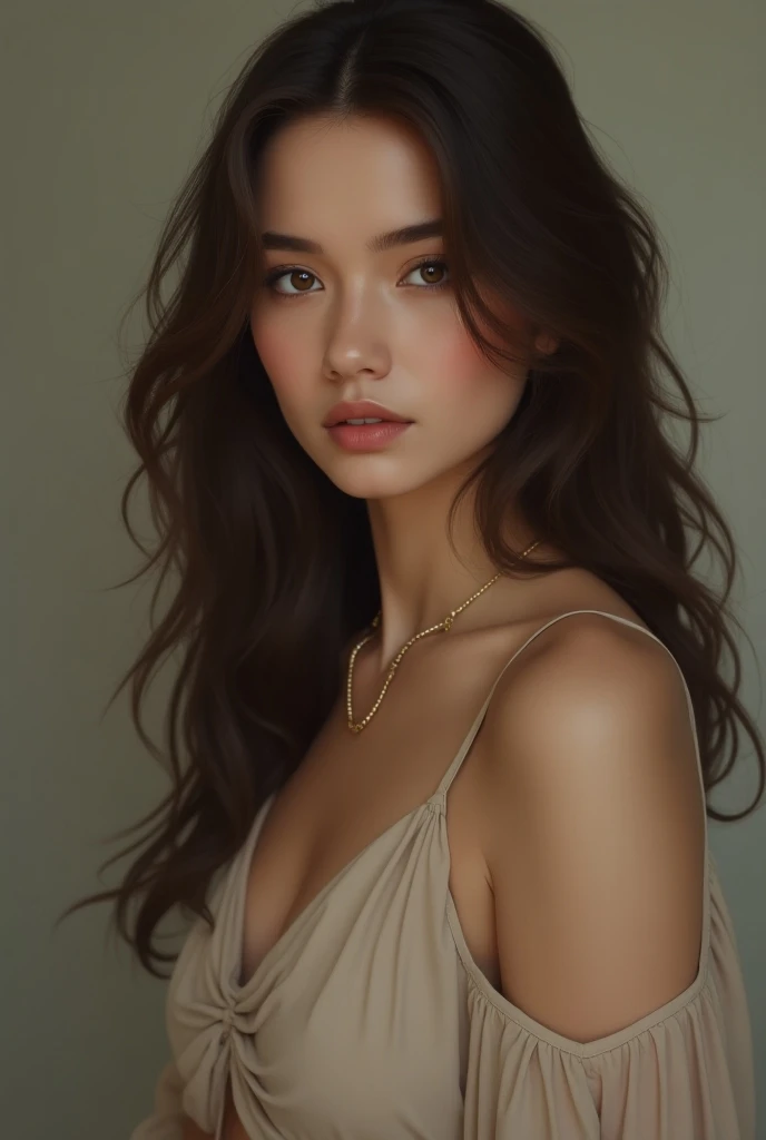 Brunette woman - SeaArt AI