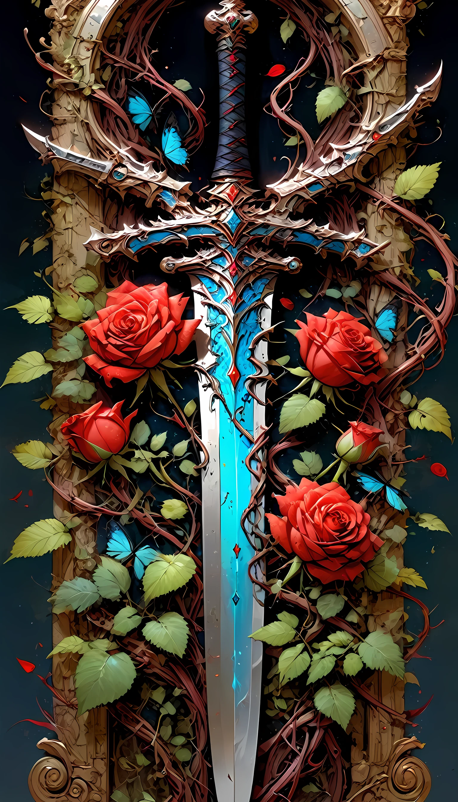 （1031）Today's challenge theme: Rose created with SeaArt AI