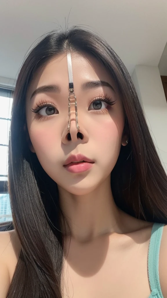 Throw,Front View,Selfie composition,View from below,Face looking up ...