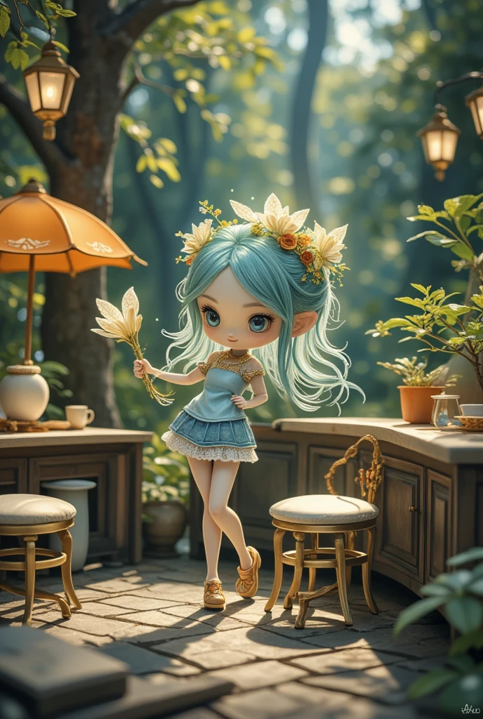Coffee Shop Detailed Realistic Image , Surreal Fantasy World Coffee ...