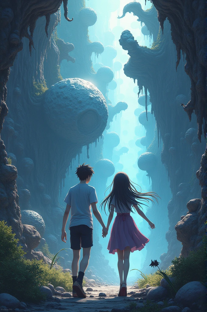 PoTher, traverses, stem , The , two , Characters ,The anime, - SeaArt AI