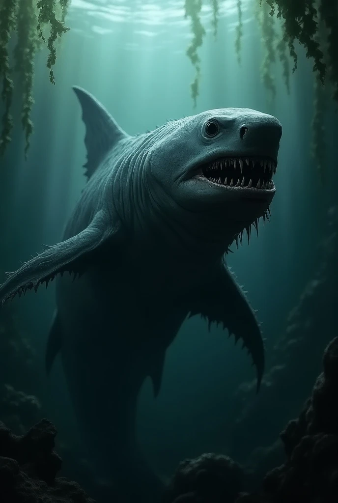 Piranha shark hybrid - SeaArt AI