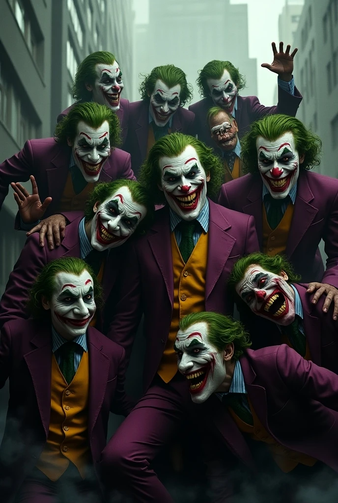 All the Jokers reunited - SeaArt AI