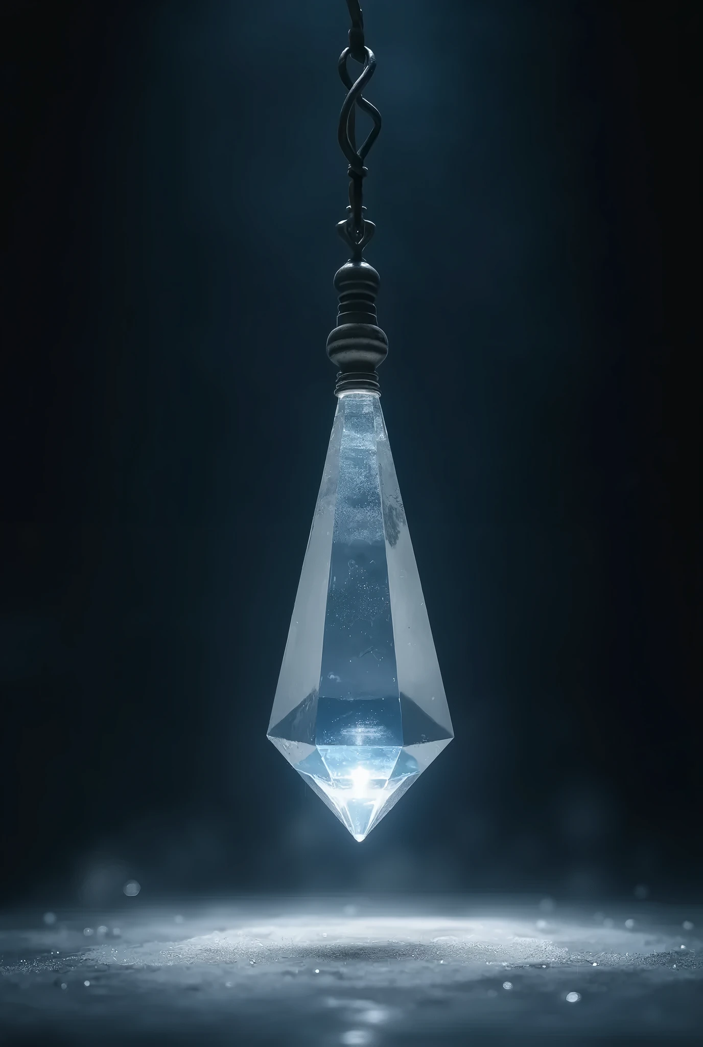 A moving crystal pendulum - SeaArt AI