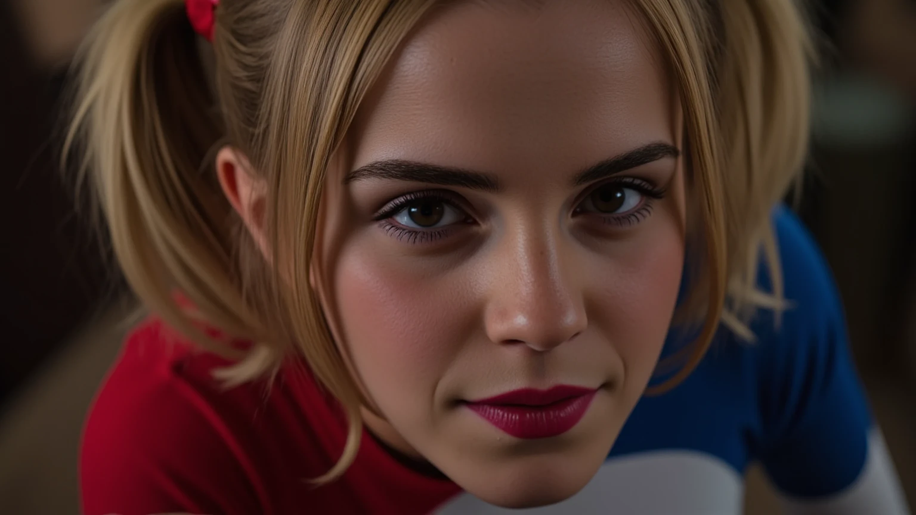 (masterpiece, best quality:1.2), closeup of Emma Watson dressed as ...