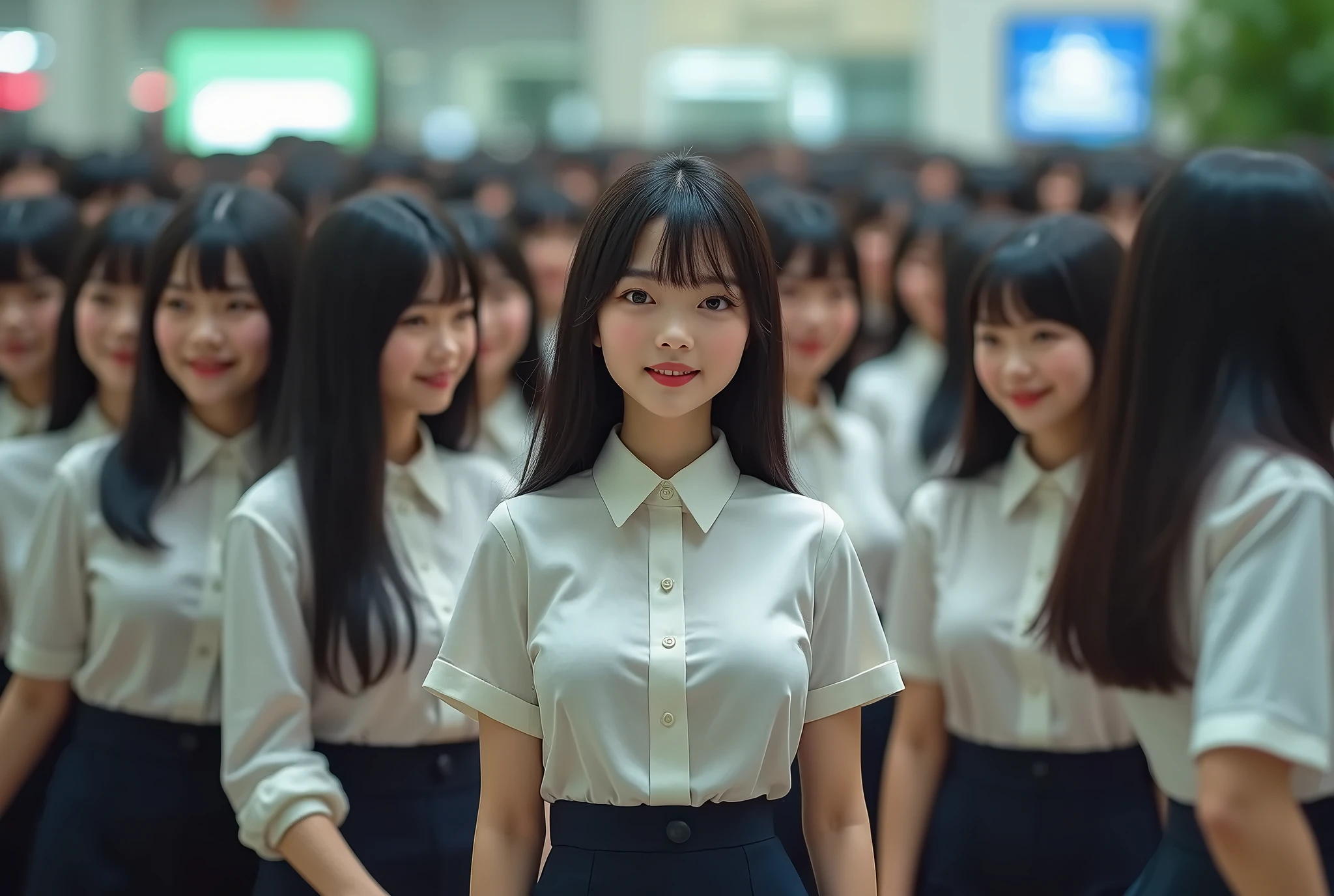 (Japanese Clone-girls=Myself), (Super Best masterpiece Clone - SeaArt AI