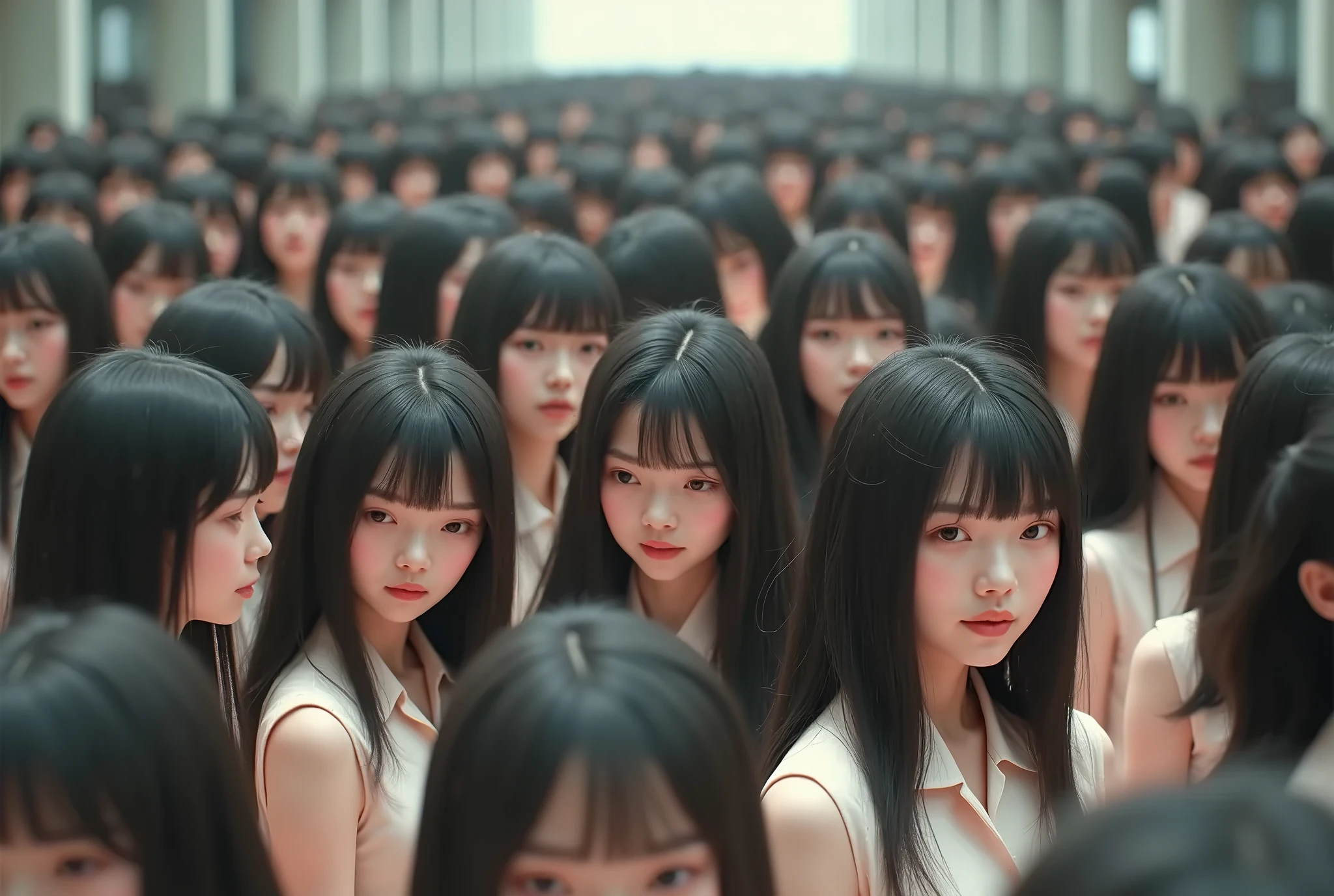 (Japanese Clone-girls=Myself), (Super Best masterpiece Clone - SeaArt AI