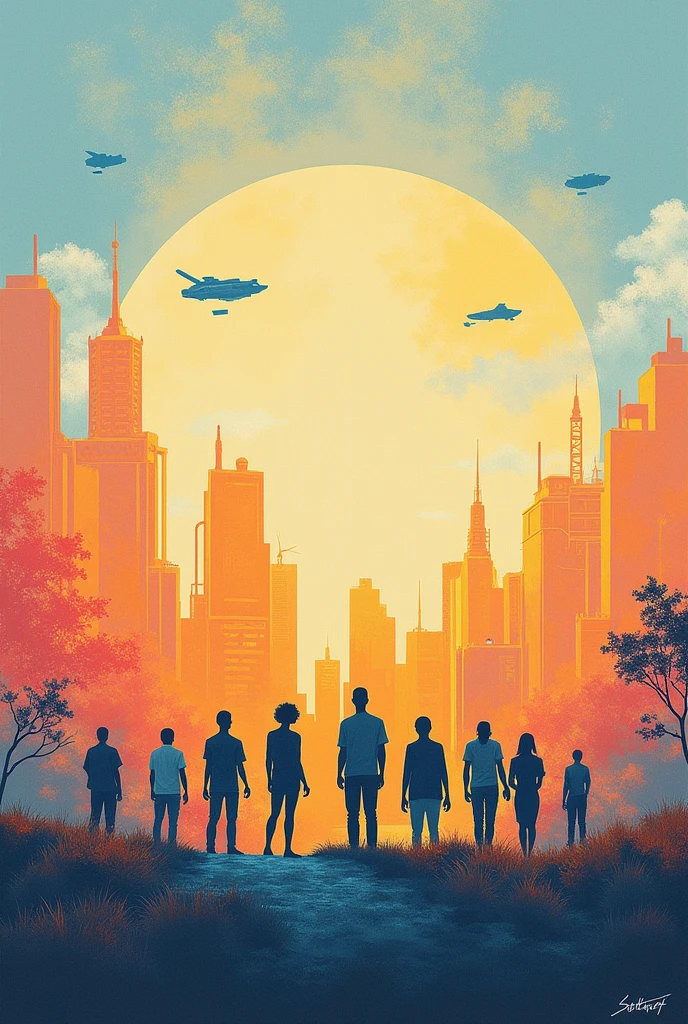 Give me a poster that is about "one common future, one commong agenda ...