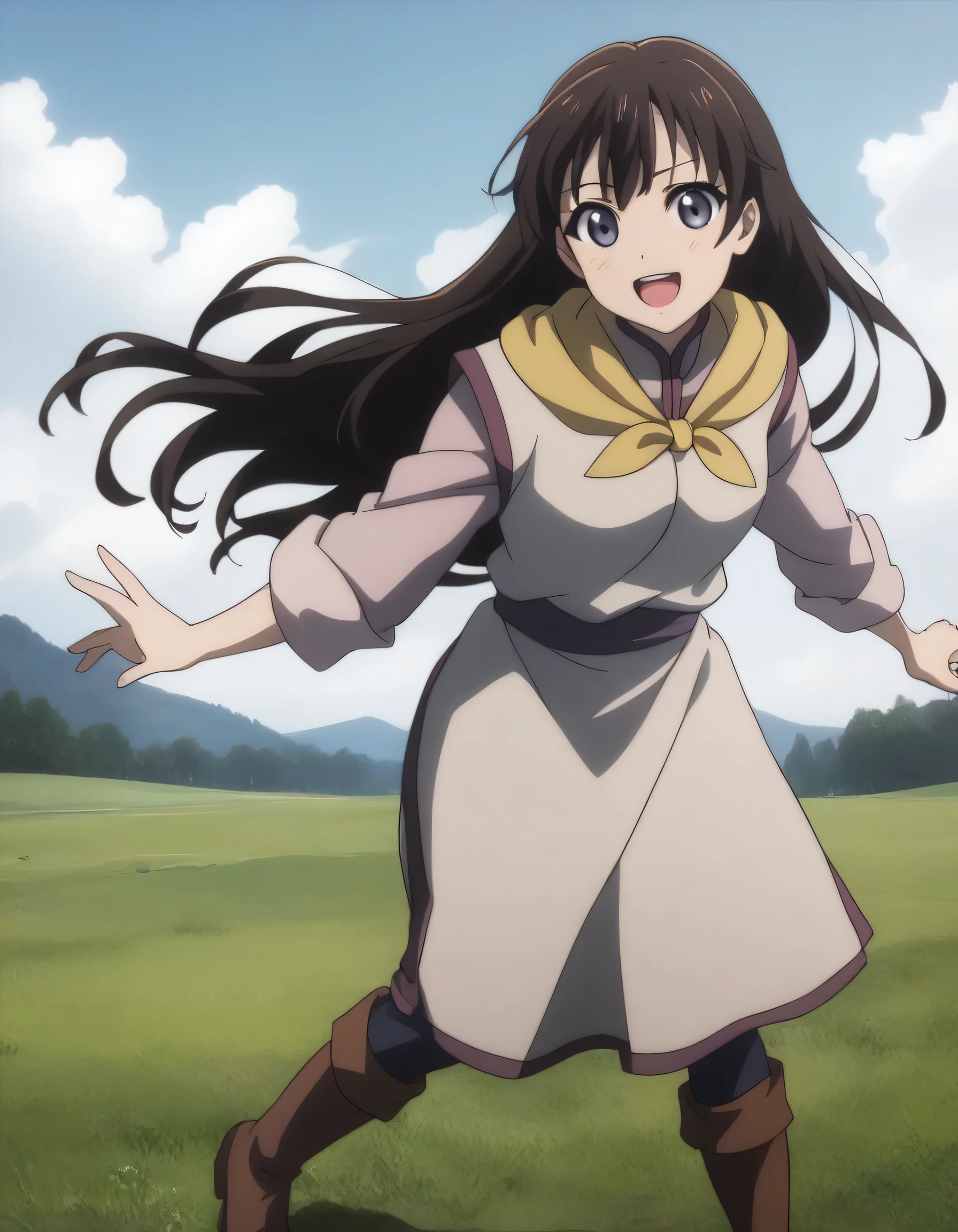 Score_9, score_8_up, score_7_up, gsfghtr, long loose hair, boots - SeaArt AI