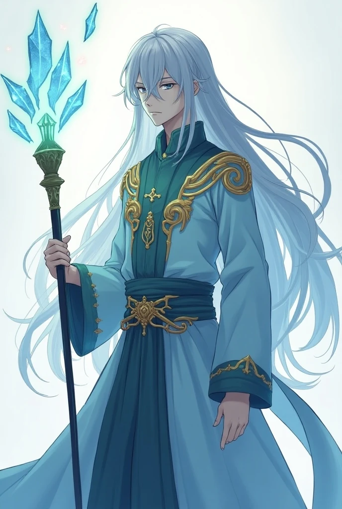 " Draw an anime-style elemental wizard , inspired by the Gachikuta ...