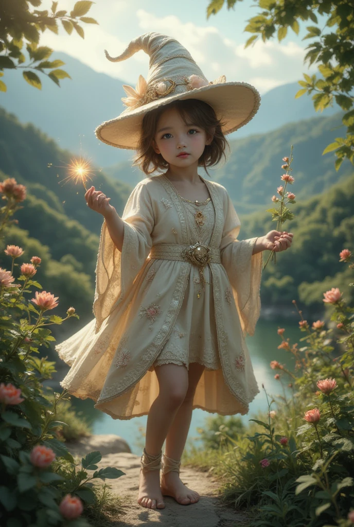 1girl,cute,fantasy,bunti,[scenery],witch,detailed, - SeaArt AI