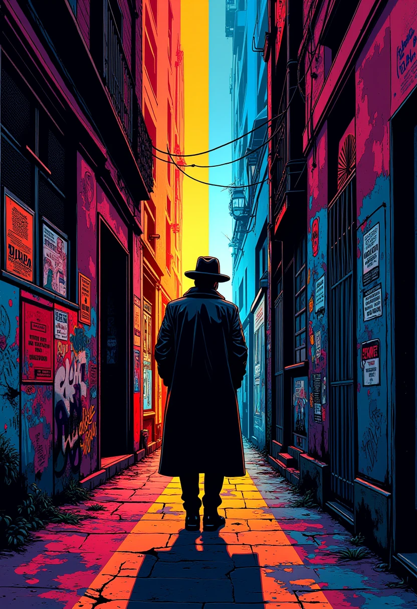 分界线 demarcation line created with SeaArt AI