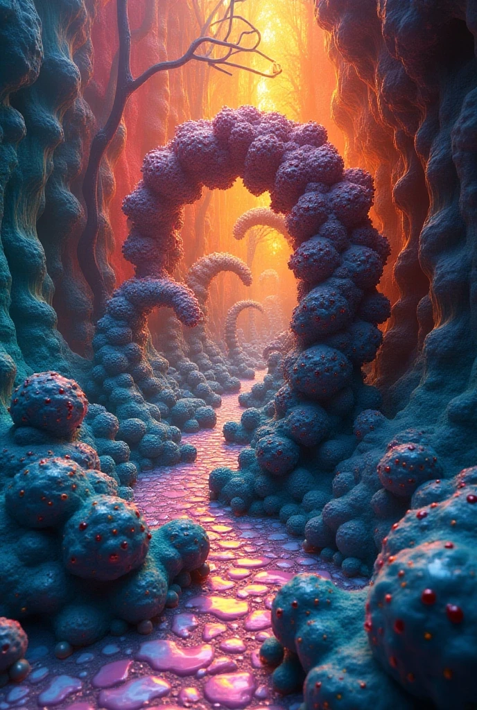 The best award winning AI generated image of a magical 3D fractal with ...