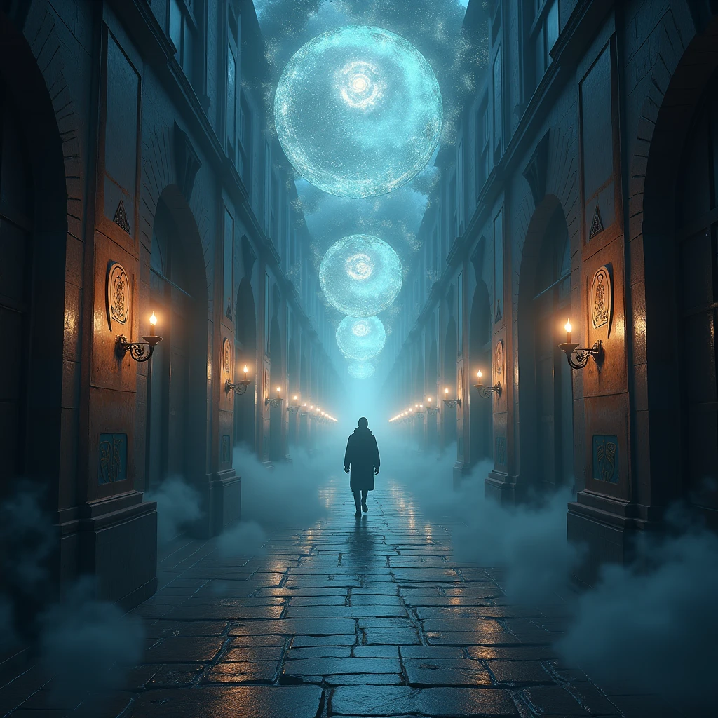 Mysterious Alley(Today's challenge theme) created with SeaArt AI