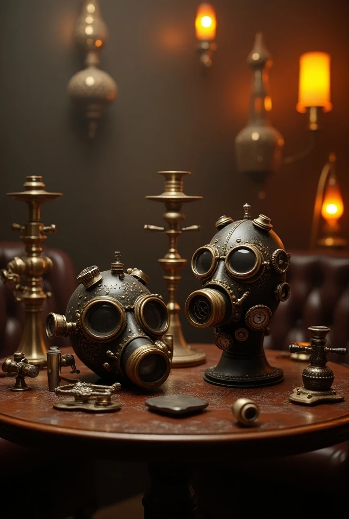 SeaArt AIで作成されたMÁSCARAS STEAMPUNK