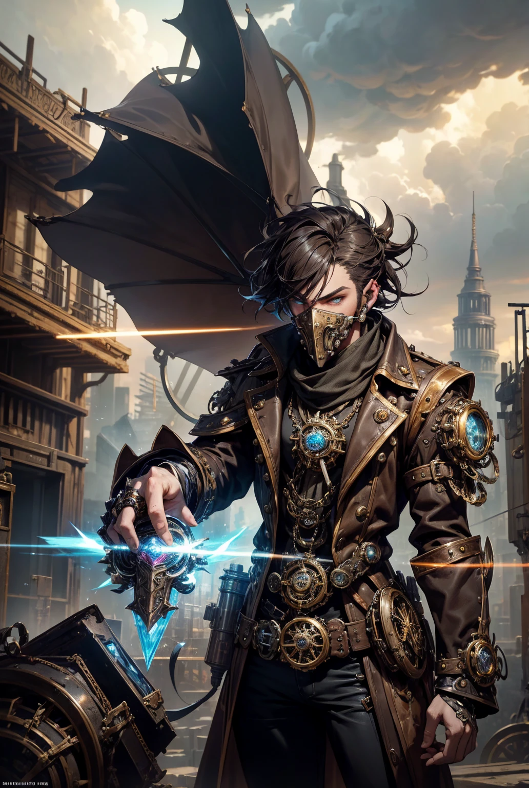 SeaArt AIで作成されたKyran, the Splinter Weaver