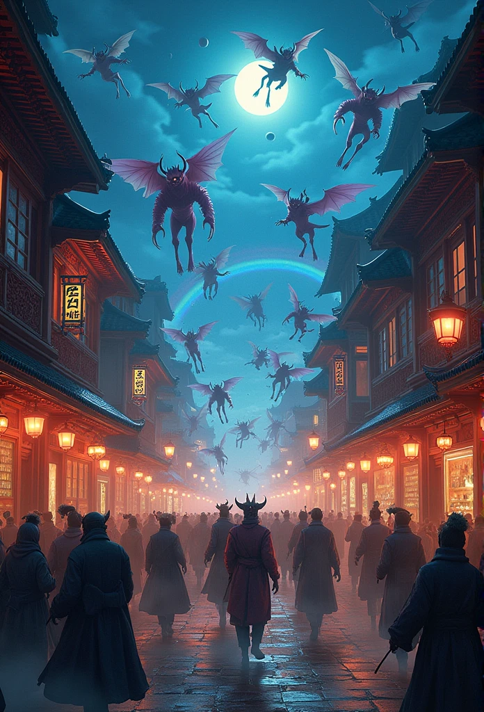 Night Parade of One Hundred Demons』 illuminating the night with ...