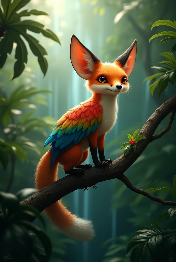 6. "A clever fox-parrot hybrid, with the slender body and fluffy tail ...