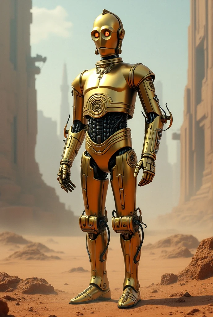 C-3PO, Star Wars World - SeaArt AI