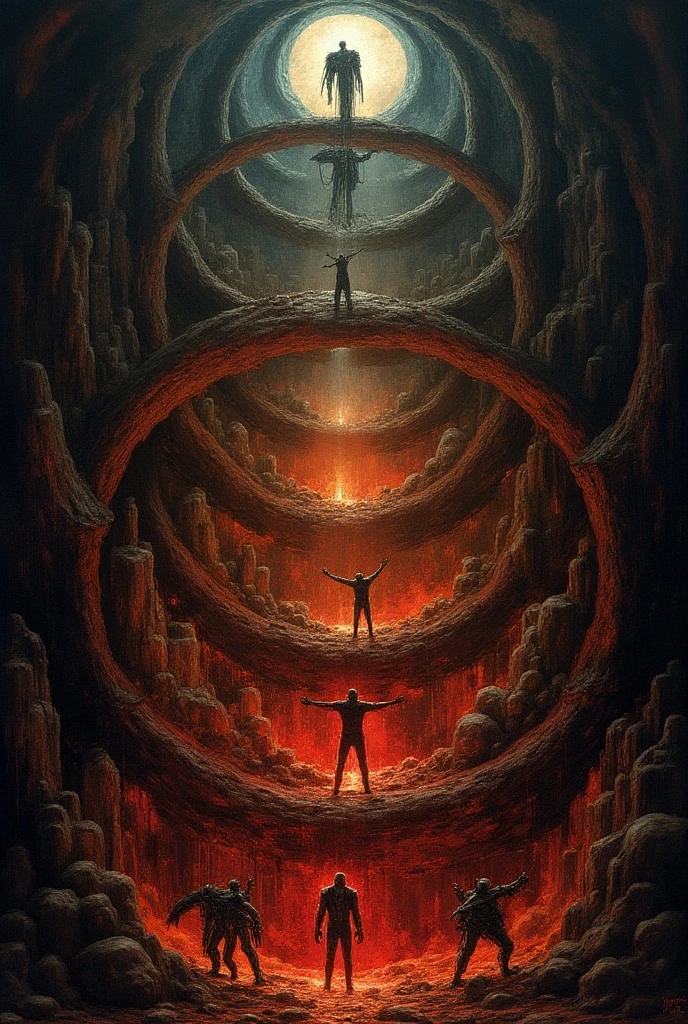 each destined to punish a specific type of sin {x} Hell is described as ...
