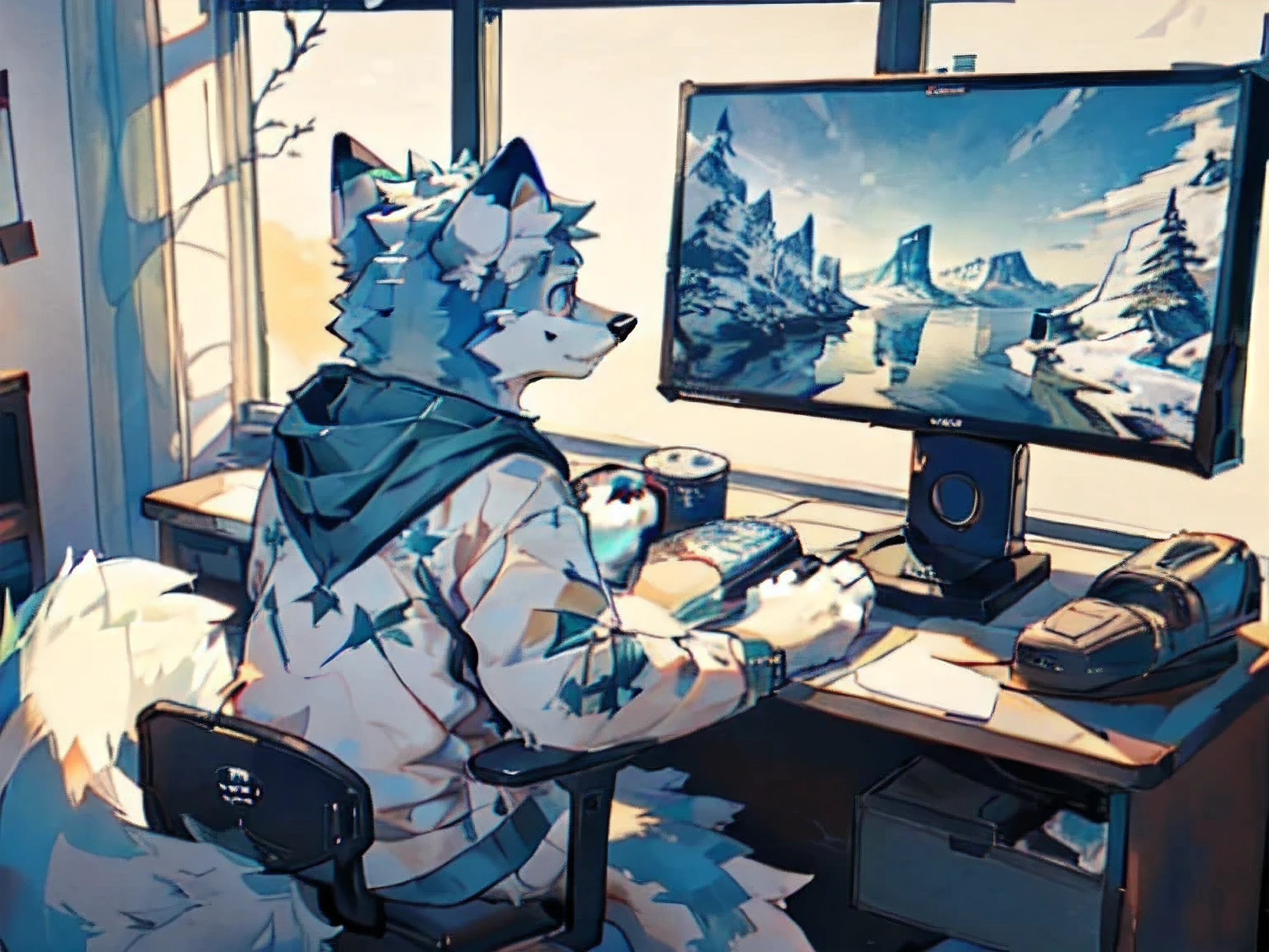 Food,Furry,Halloween🎃,Anime Bishoujo,Landscape created with SeaArt AI
