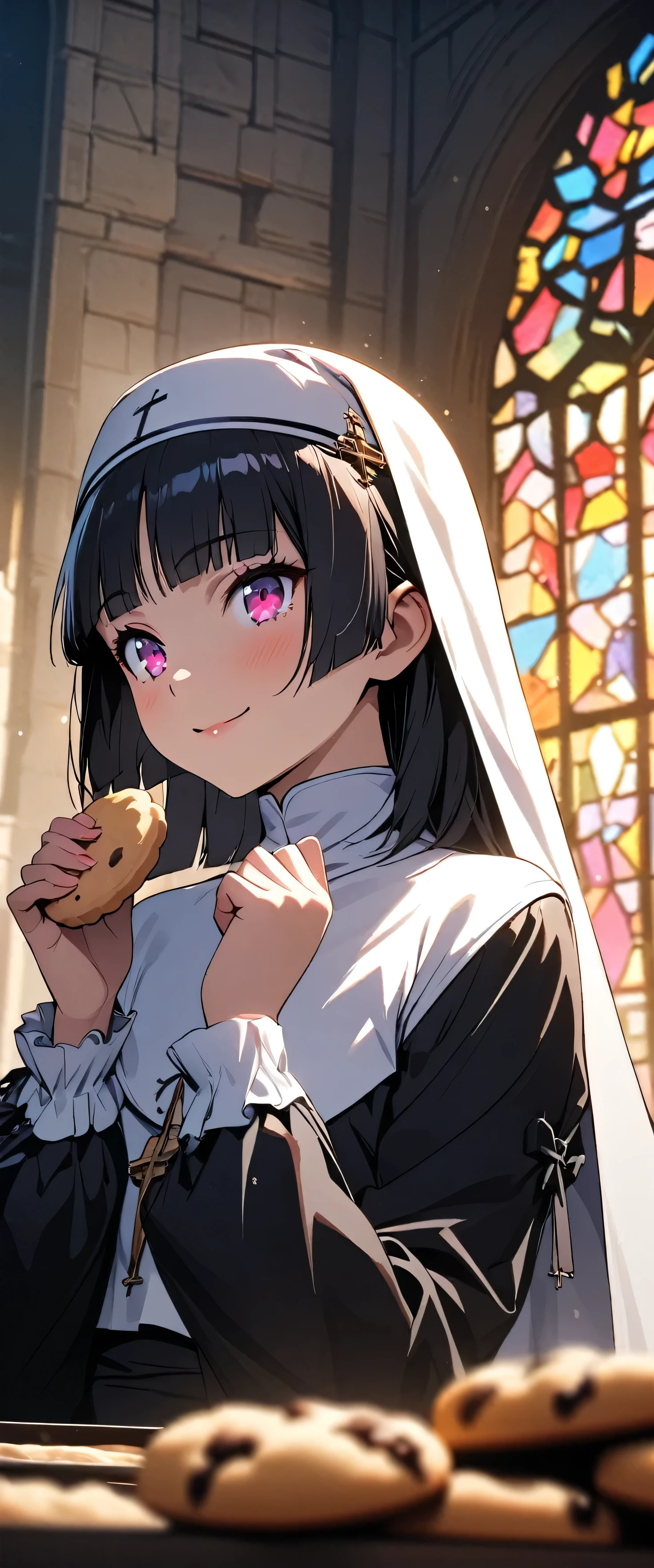 (nun:1.5),(beautiful girl:1.3),1girl,masterpiece,Highest quality ...