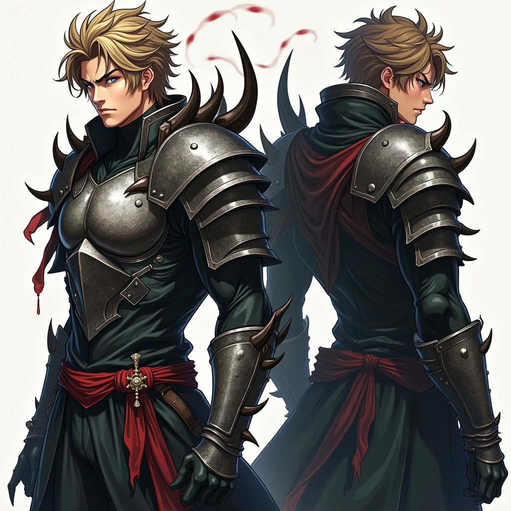 Full size image , clothes , from head to toe, in profile and in front ...