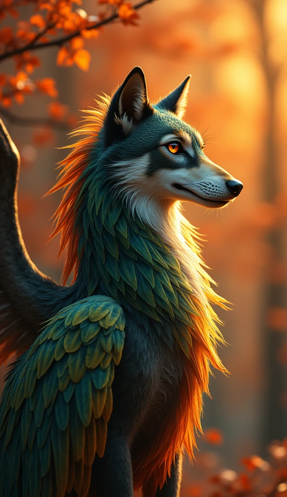 Image and Color Variation Prompt: Imagine a mythical creature that ...