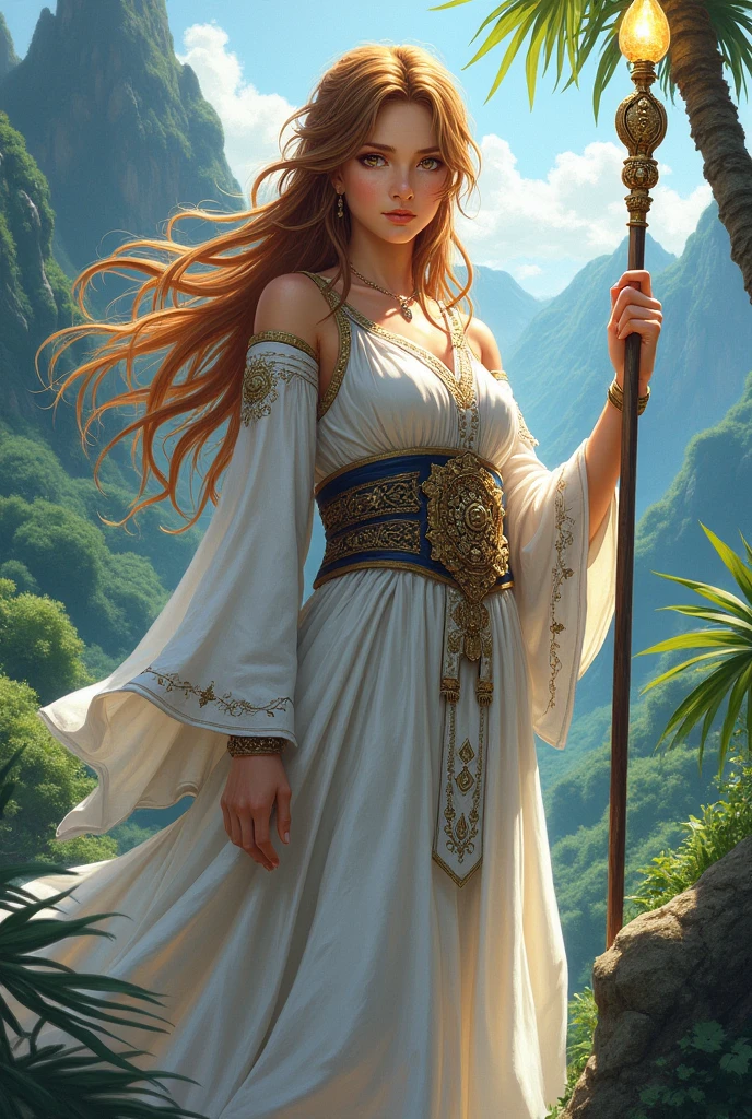 Yuna character from gaming final fantasy x - SeaArt AI