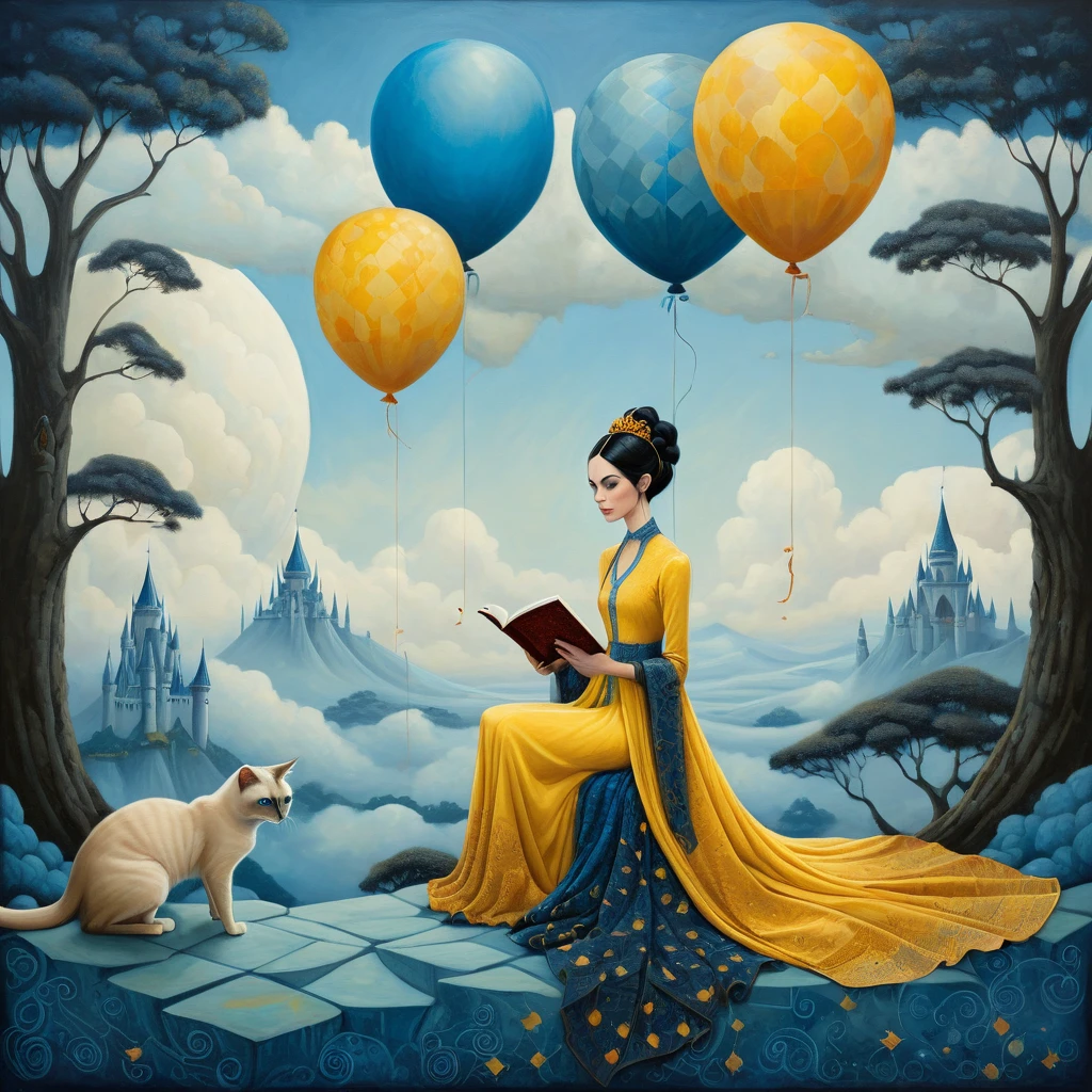 oil and acrylic painting. In the style of Meghan Duncanson, Andy Kehoe ...
