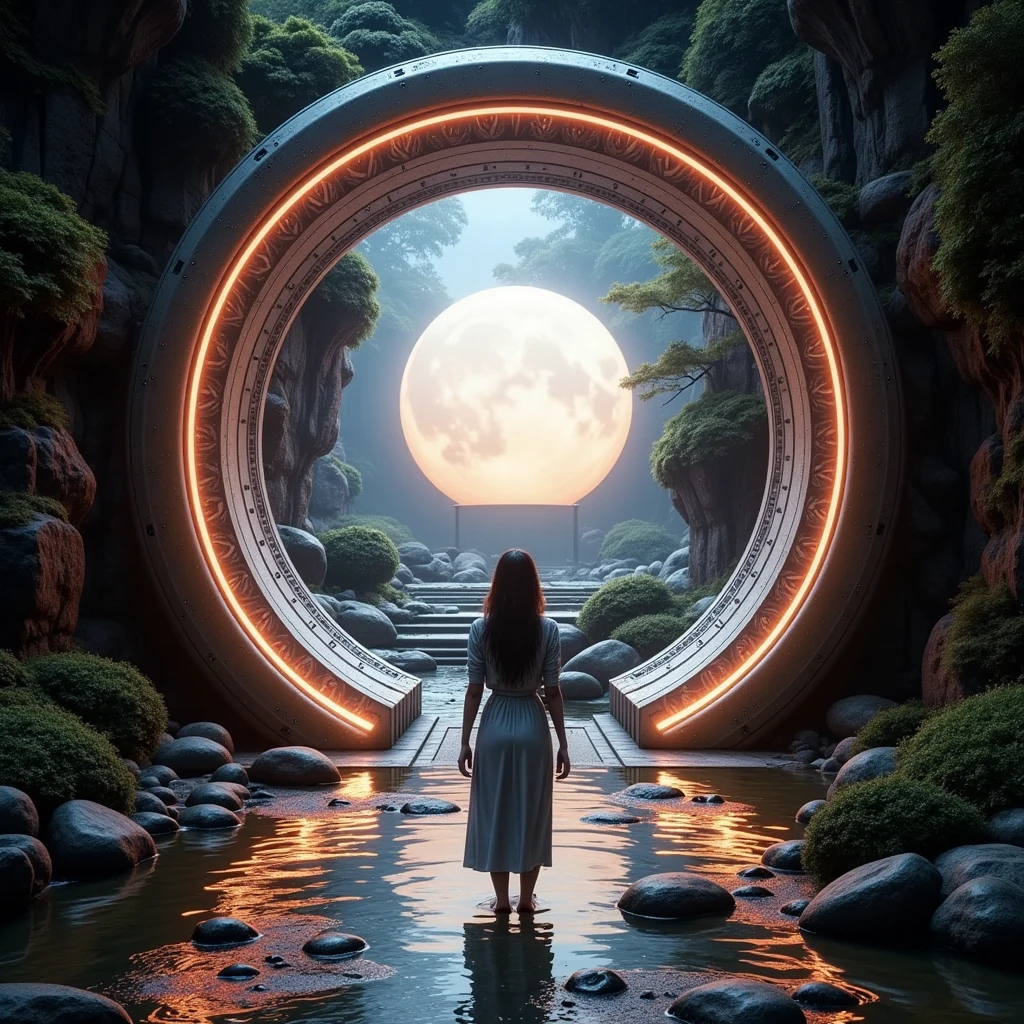 Futuristic Science Fiction Gateway to Another Dimension 、 Mysterious ...