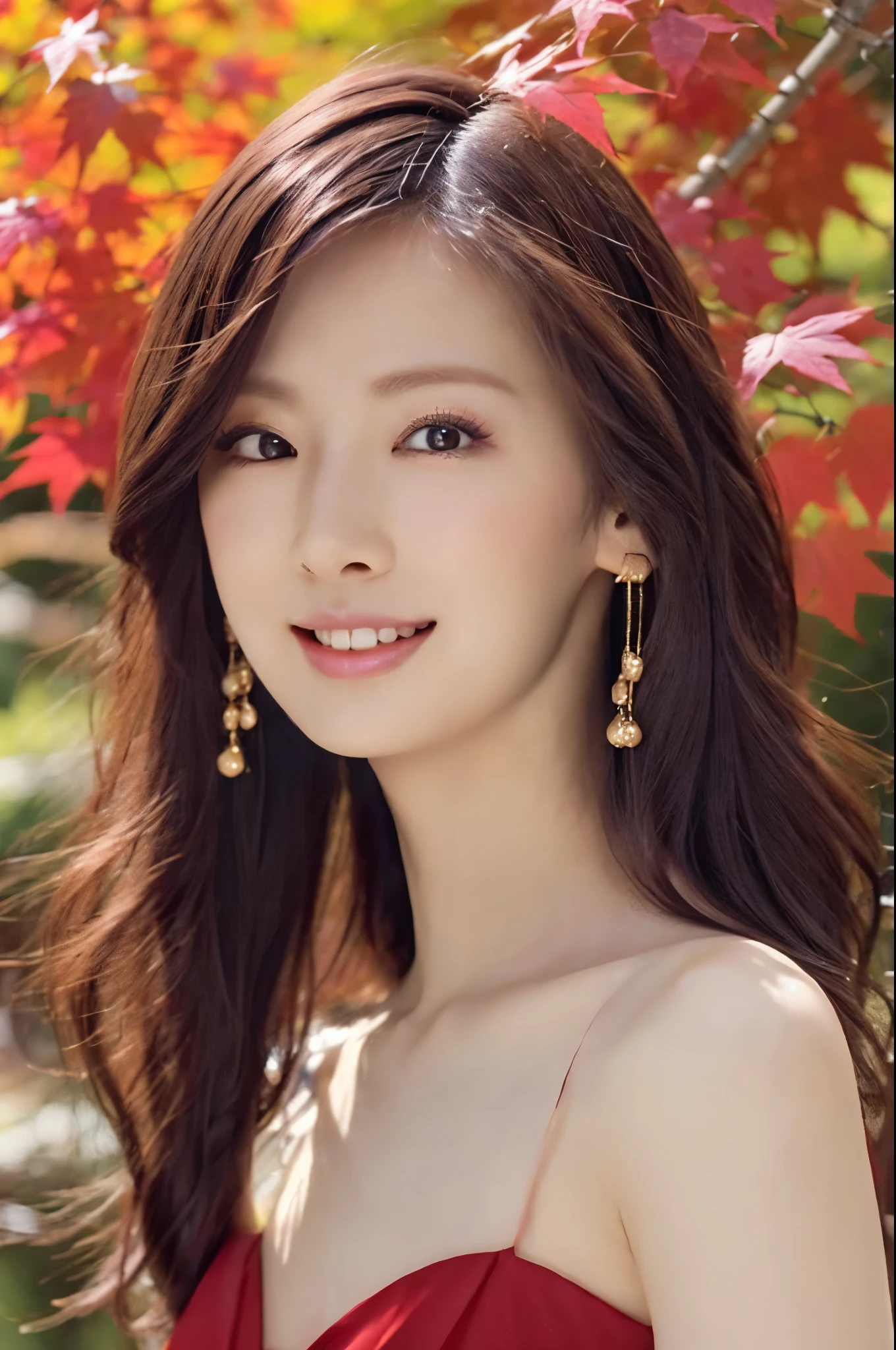 Beautiful Woman in a Japanese Garden 、(絶妙なBody Type、官能的なBody Type ...