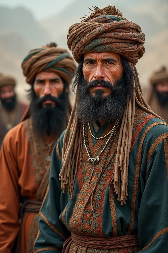 Original Asian Turkmen men's shapes - SeaArt AI