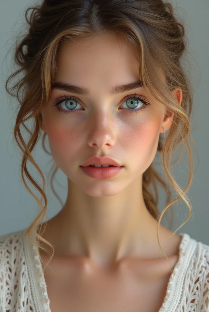 Create portrait face of a extremely beautiful 19 years old girl - SeaArt AI