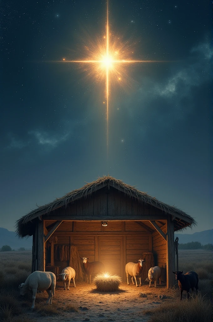 Stable of the birth of Jesus without Mary , Joseph or Jesus alone with ...