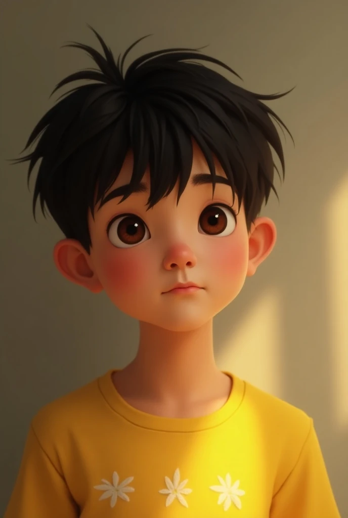 Create an image of a young boy with a medium wheatish skin tone - SeaArt AI