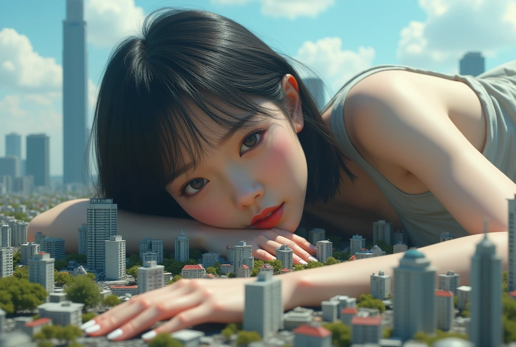 (Japanese Super beautiful Hyper Giant Girl), (Super Best masterpiece ...