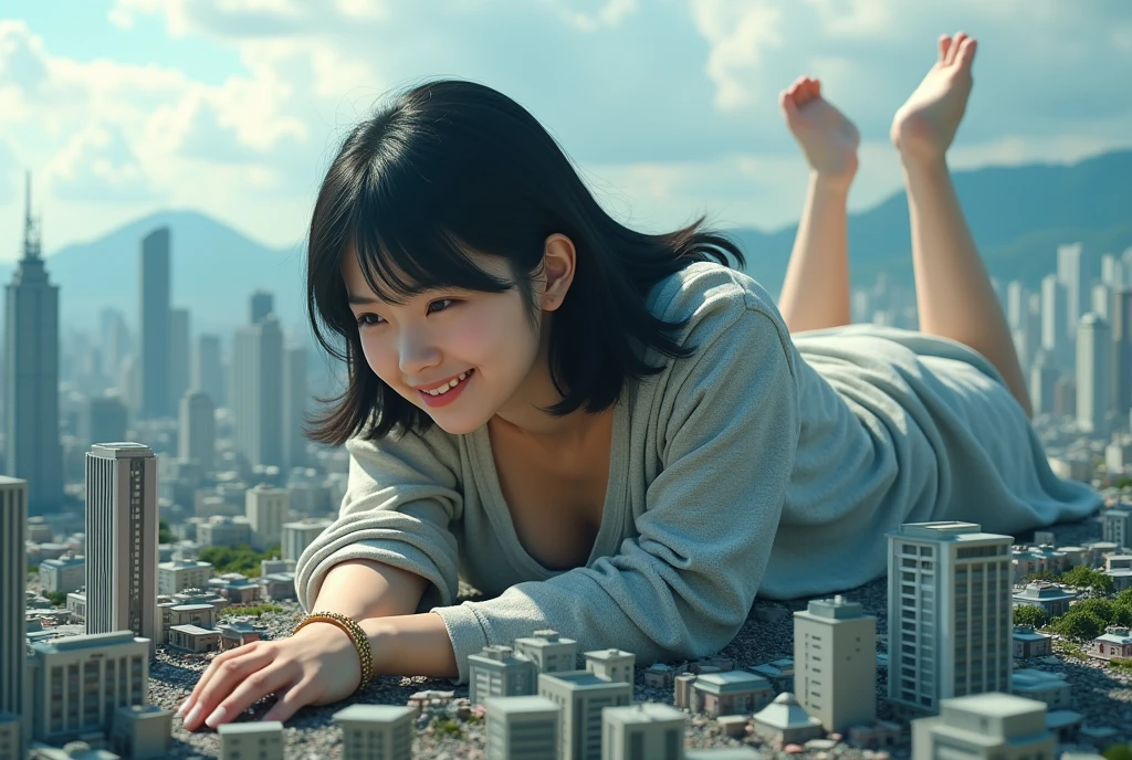 (Japanese Super beautiful Hyper Giant Girl), (Super Best masterpiece ...