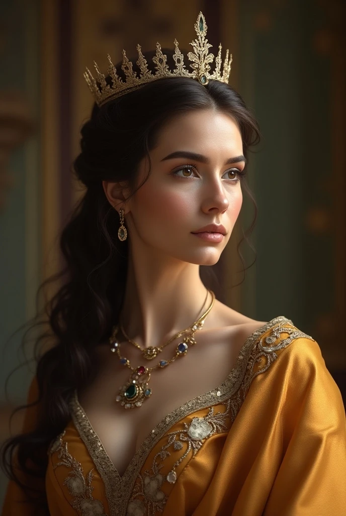 Woman face, king - SeaArt AI