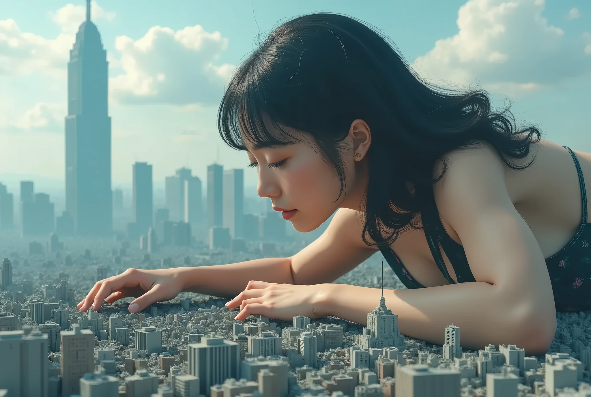 (Japanese Super beautiful Hyper Giant Girl), (Super Best masterpiece ...