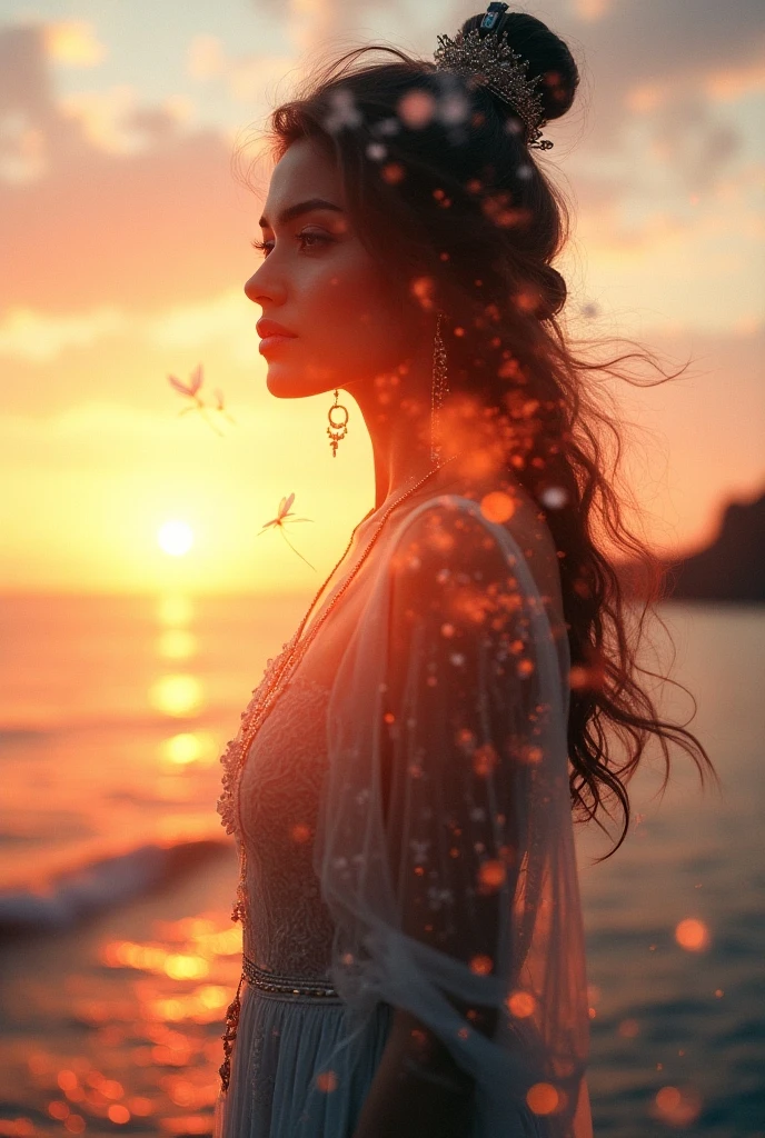 High quality, 8K Ultra HD, A beautiful double exposure that combines an ...