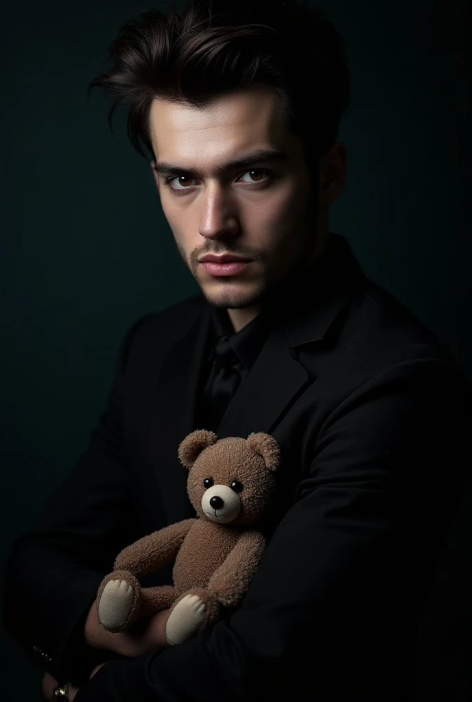 A european punk man, beautiful detailed eyes, beautiful detailed lips ...