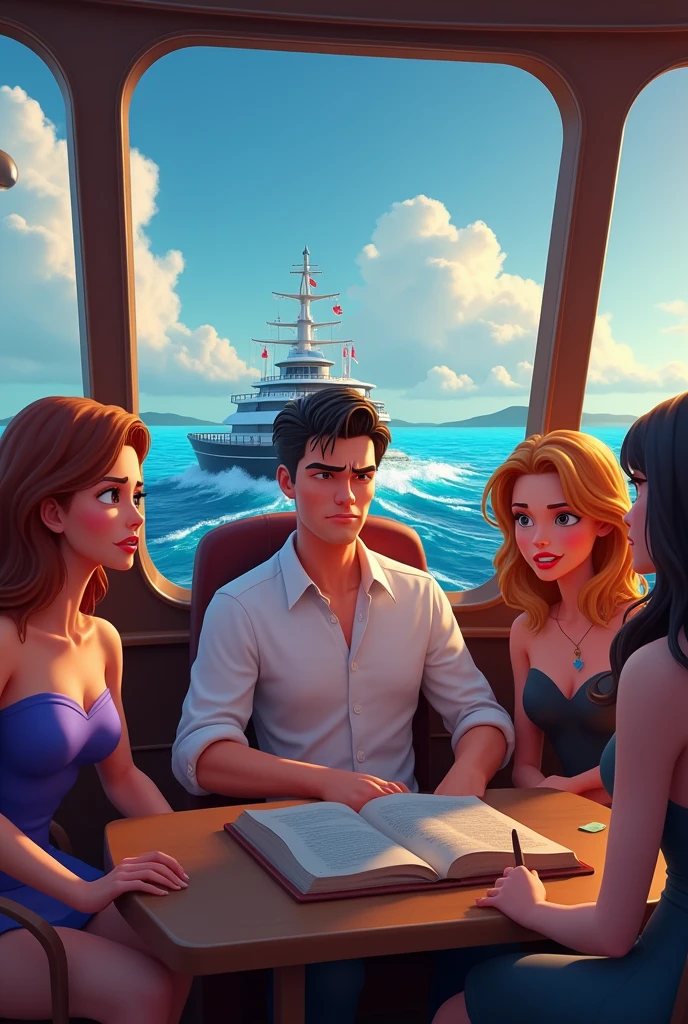 - A picture of a ship sailing on the ocean. Sa loob ng barko - SeaArt AI