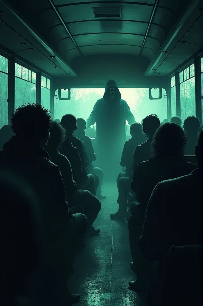 Horror on bus - SeaArt AI
