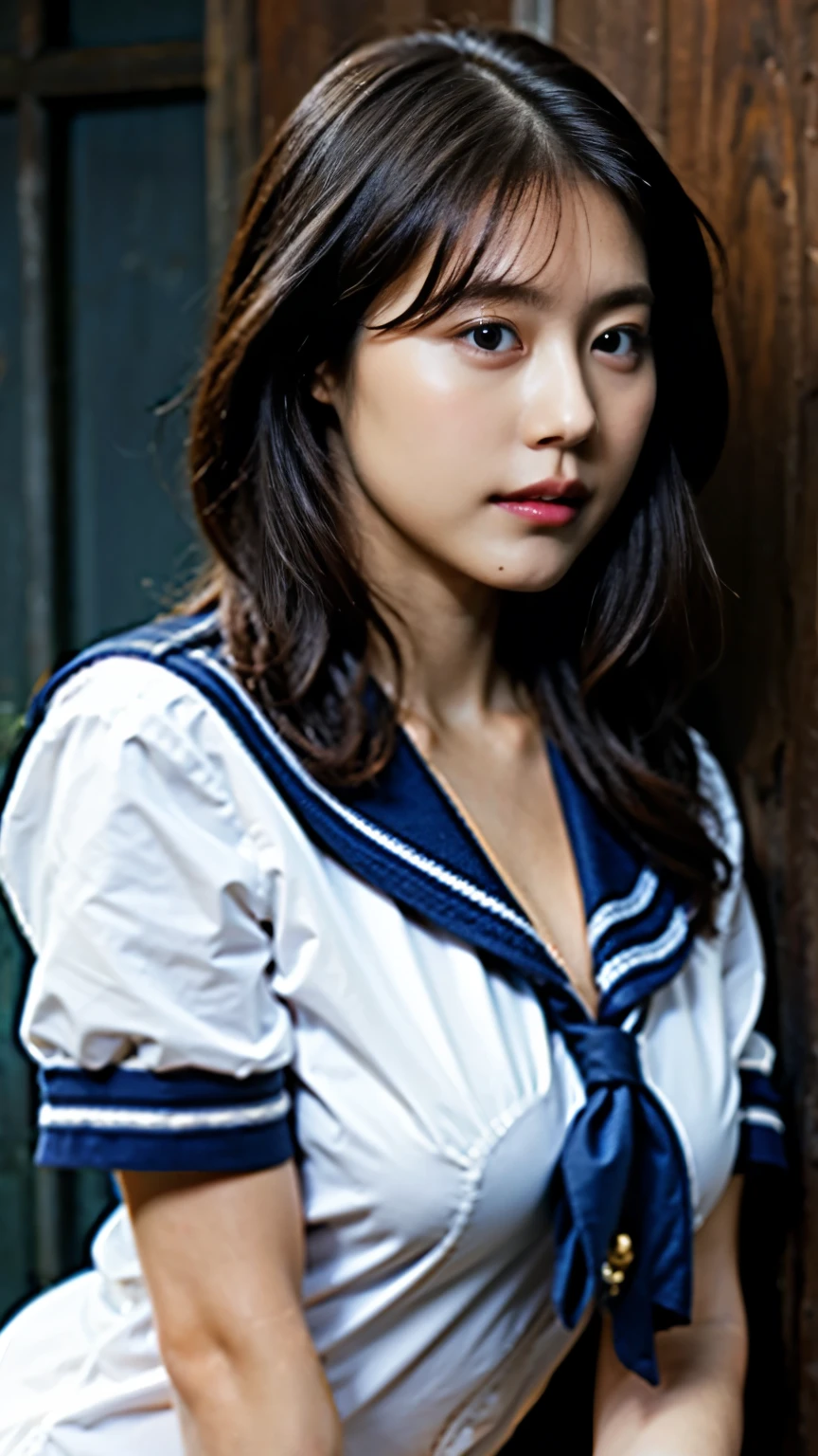 Big Breasts Busty sailor suit Erotic - SeaArt AI