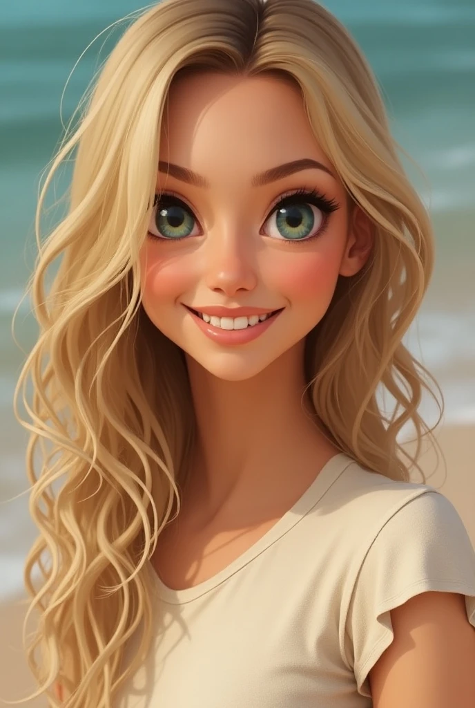 Create a character with delicate, harmonious facial features inspired ...