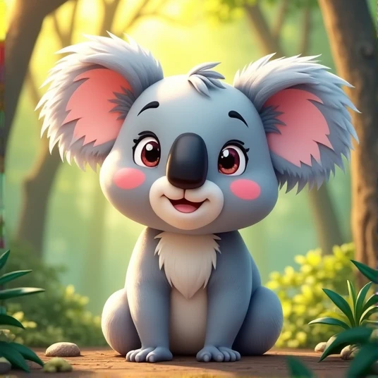 A cute Koala cartoon style - SeaArt AI