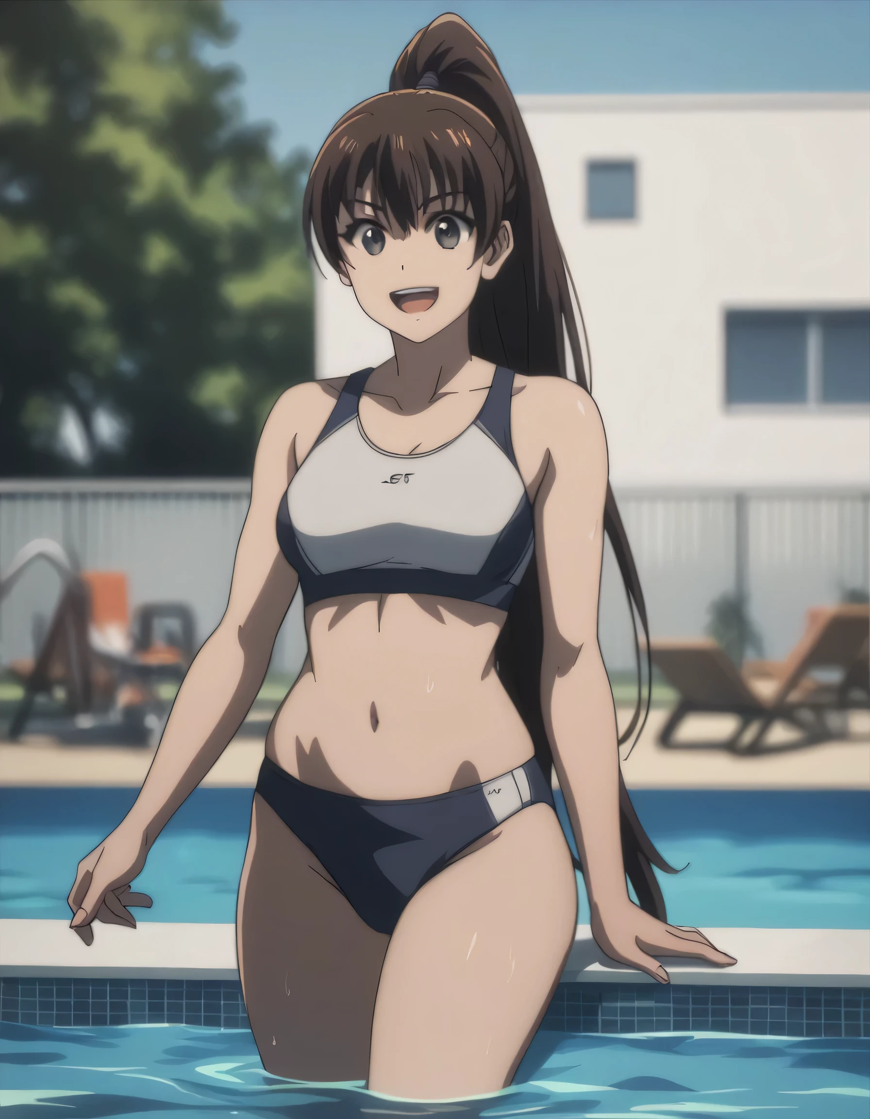 Score_9, score_8_up, score_7_up, ((gsfghtr)), long ponytail hair - SeaArt AI