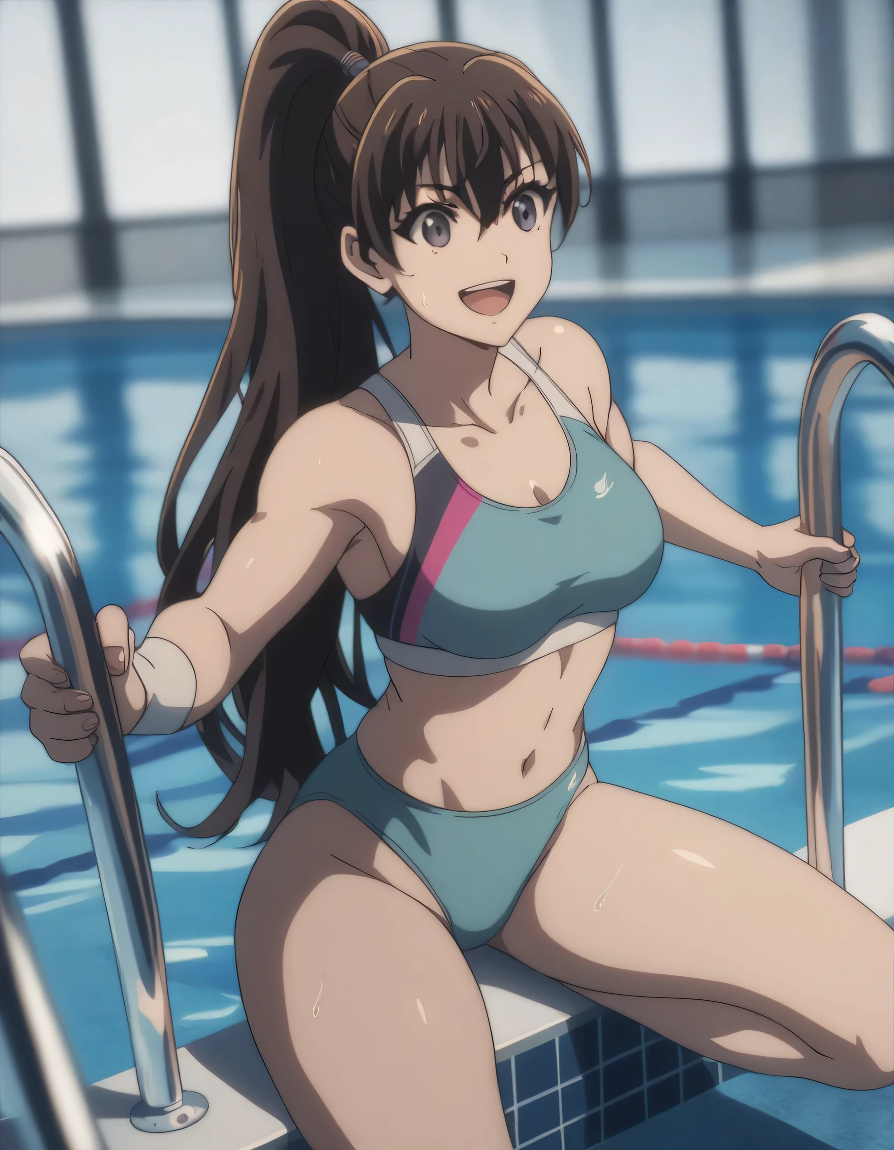 Score_9, score_8_up, score_7_up, ((gsfghtr)), long ponytail hair - SeaArt AI